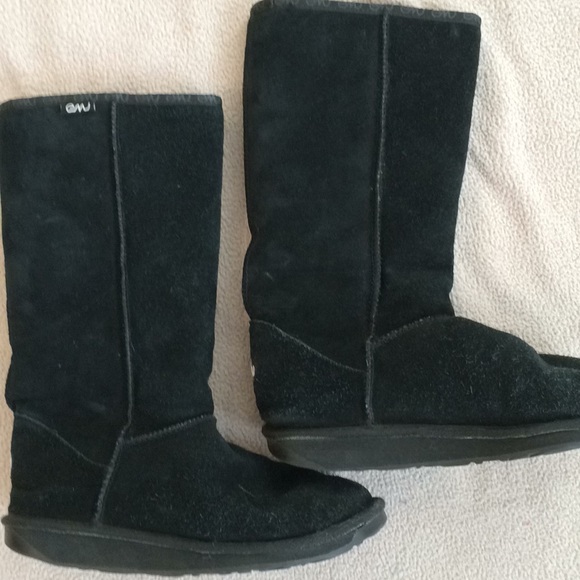 Emu | Shoes | Emu Brand Black Lambswool Lined Boot | Poshmark
